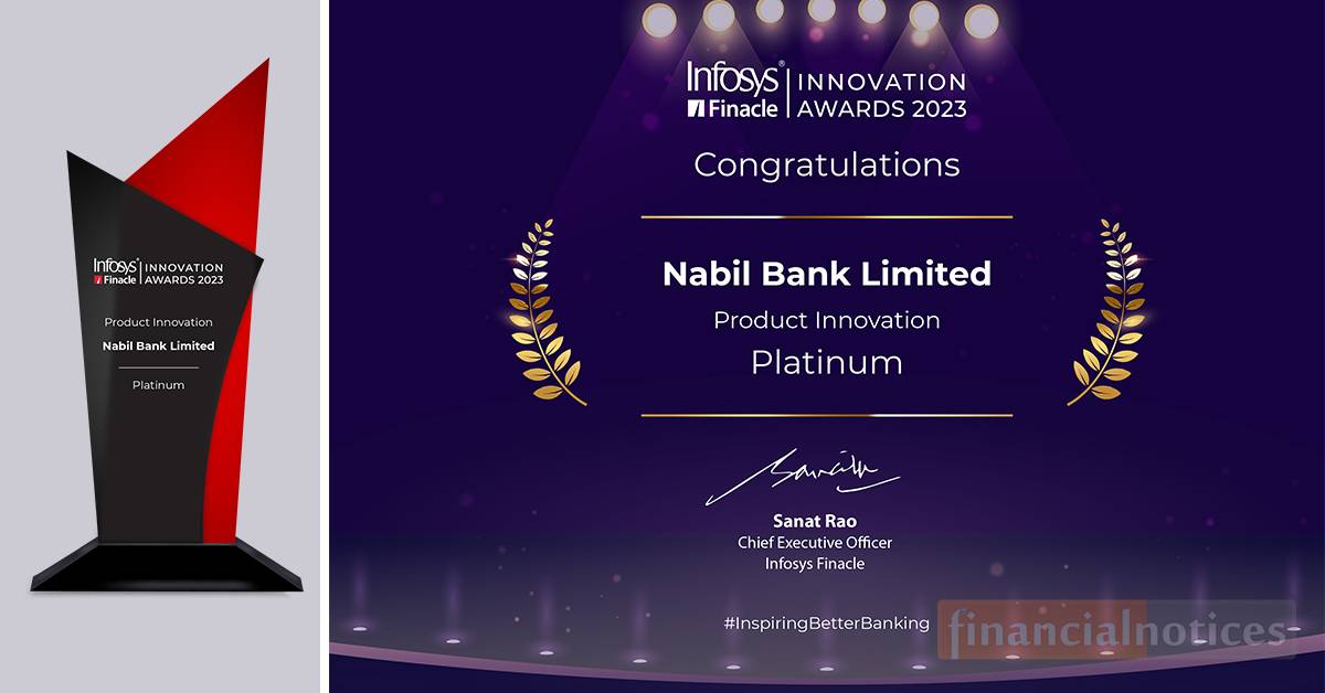 Nabil Bank Wins Platinum Award in Infosys Finacle Innovation 2023 for Revolutionary nBank ...